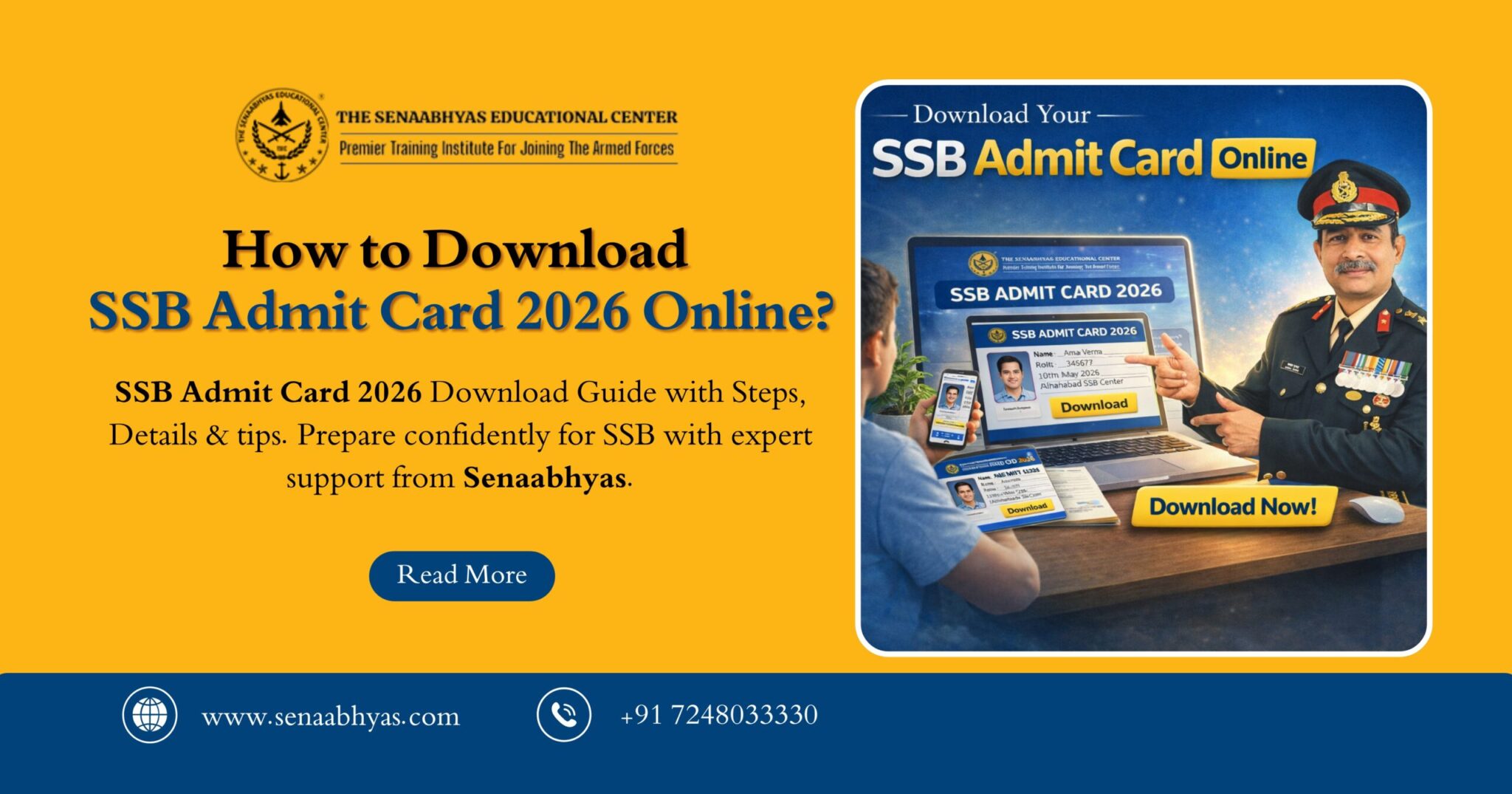 How to Download SSB Admit Card 2026 Online?